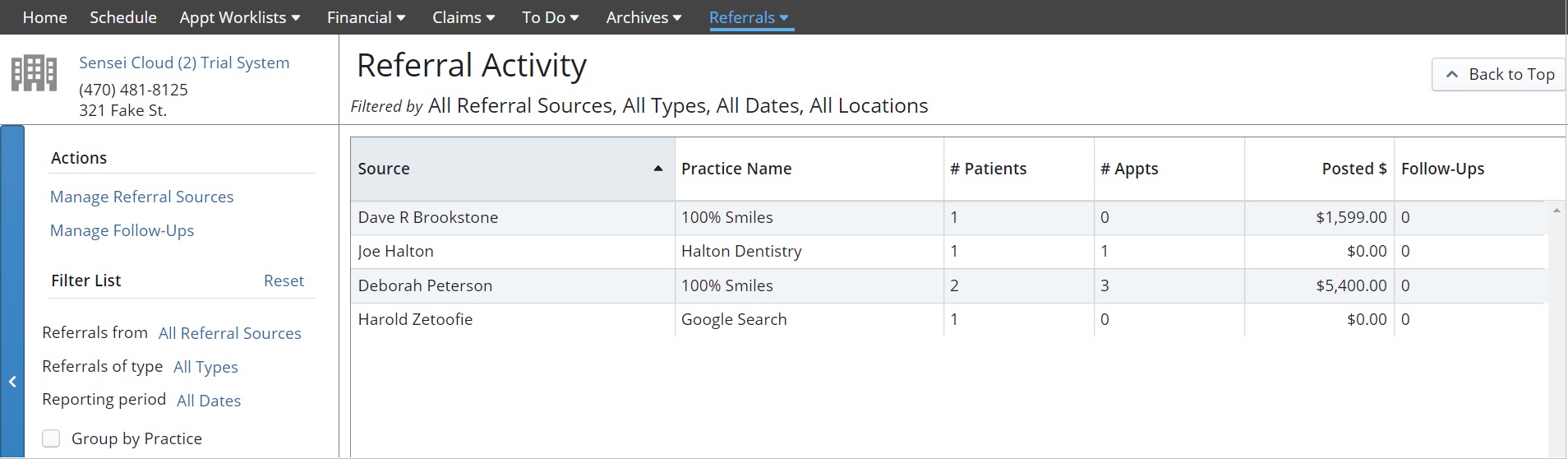 How to Track Referral Activity – Carestream Dental