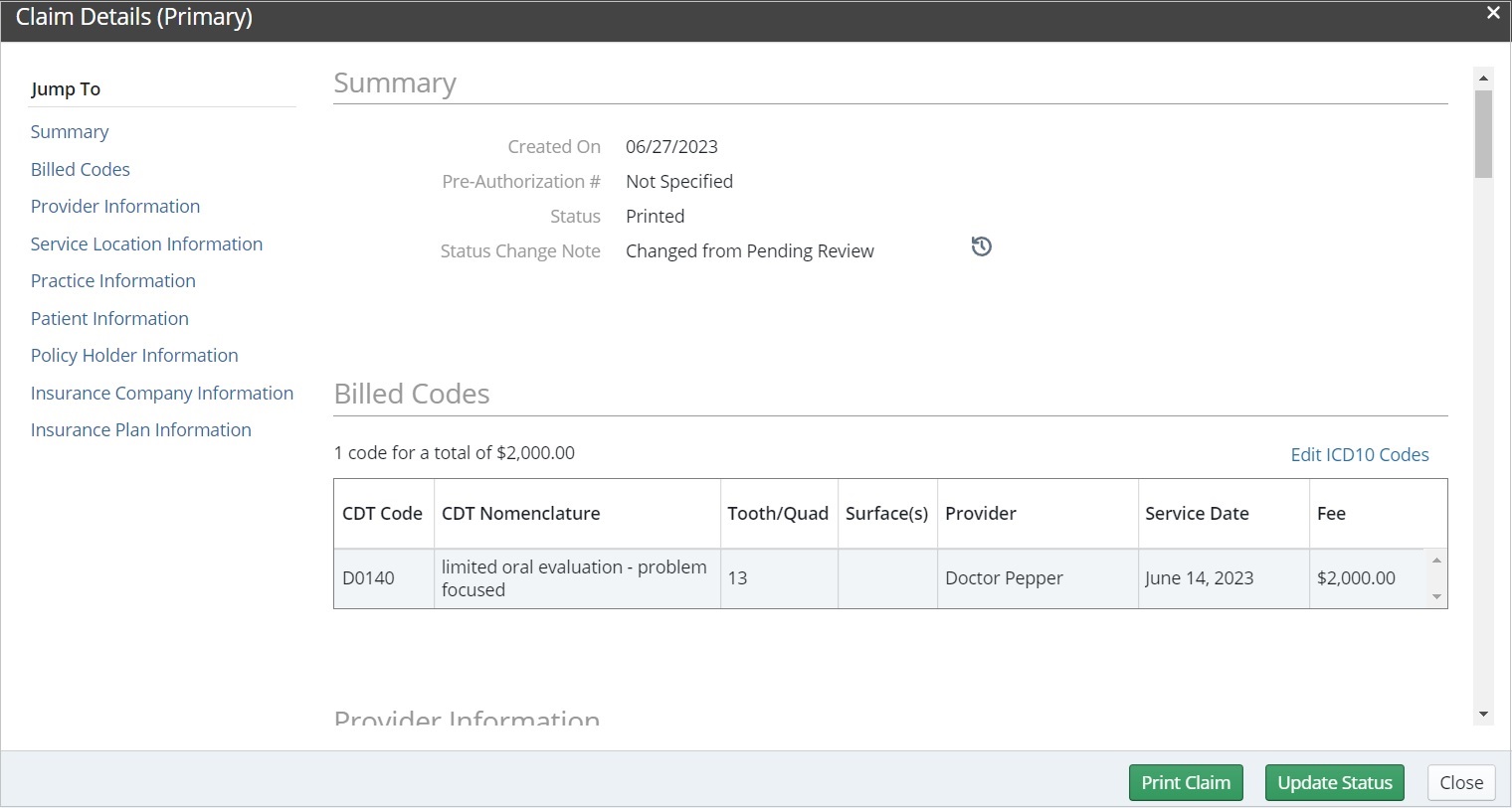 How to Manage Claims for a Location – Carestream Dental