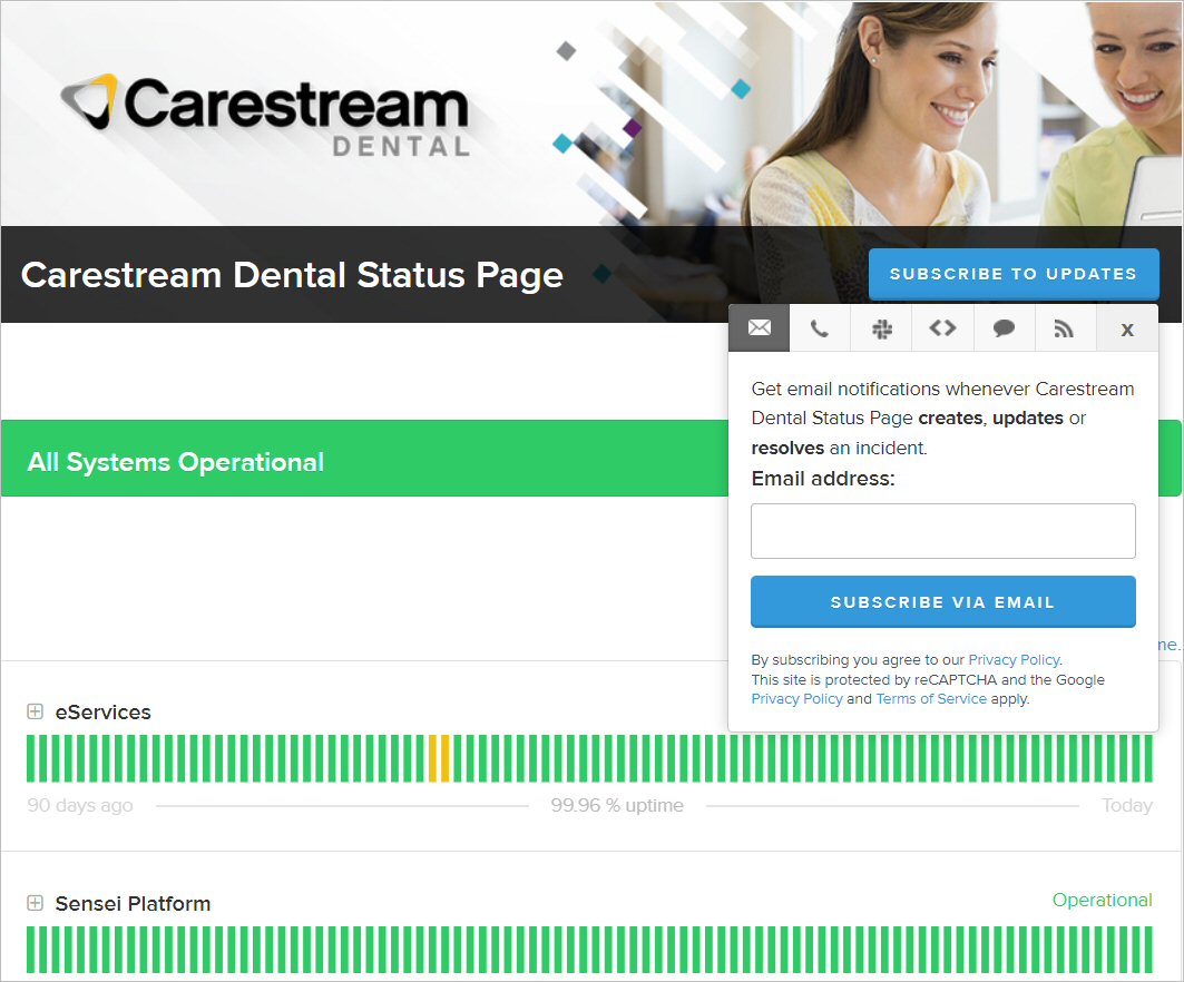 How to Check the Status of the Sensei Platform – Carestream Dental