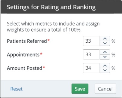 How to Set Up Rating and Ranking of Referral Sources – Carestream Dental