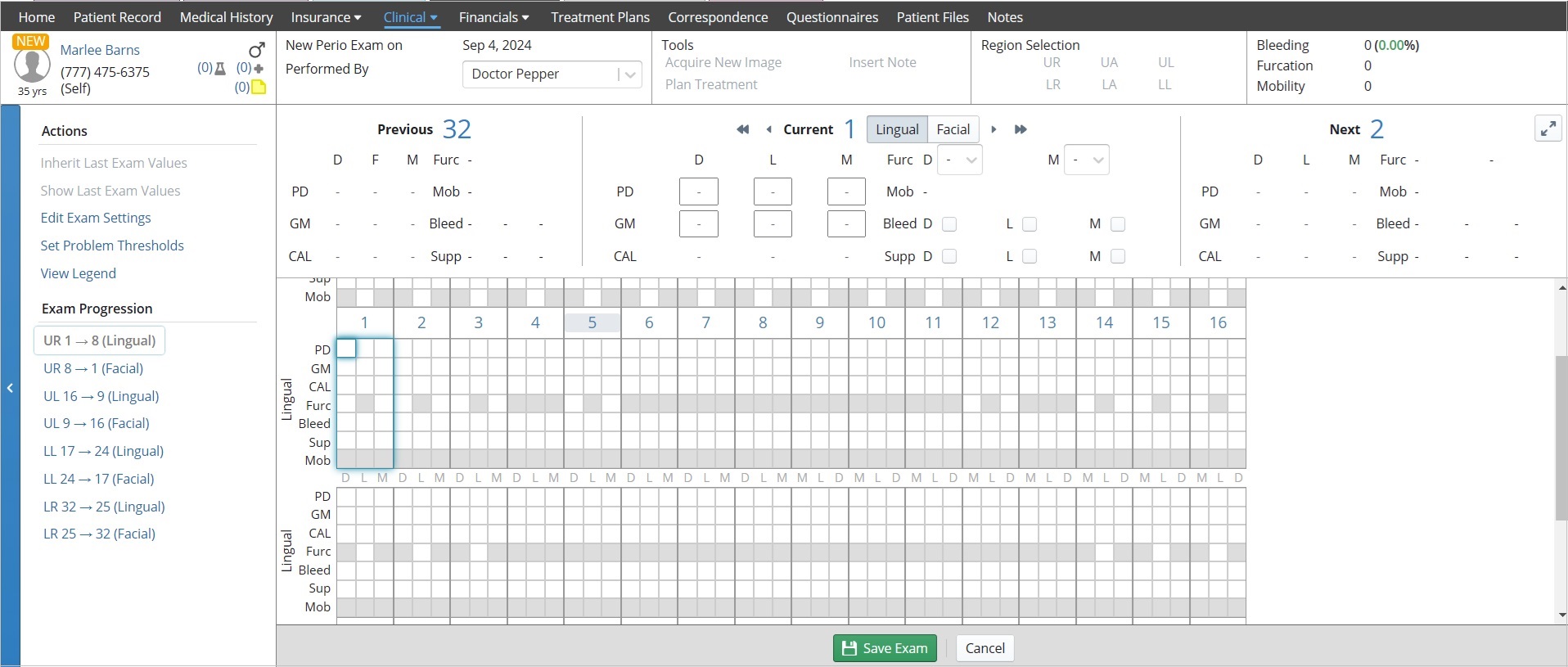 How to Create a Perio Chart – Carestream Dental