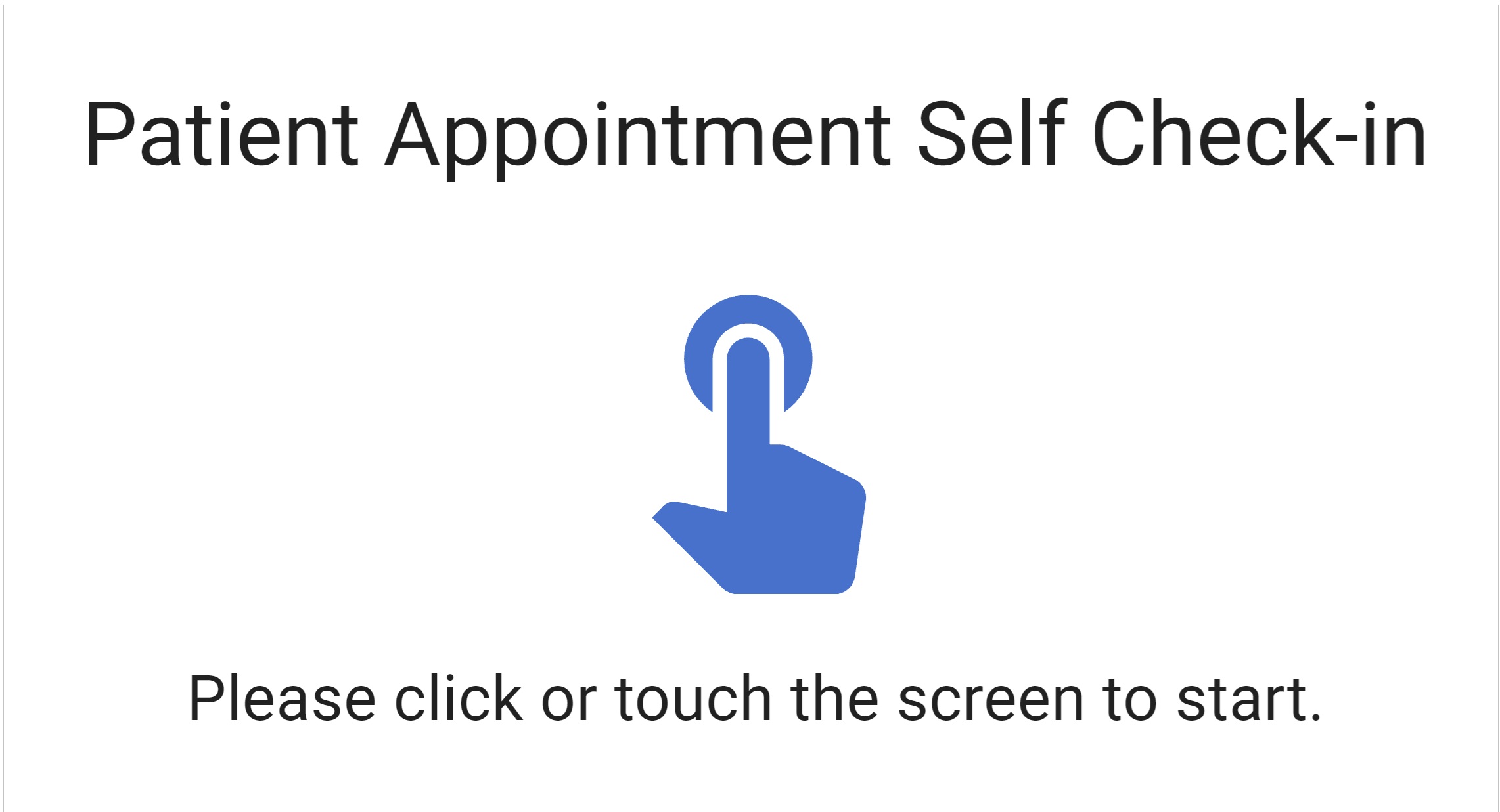 How to Use the Patient Kiosk to Check In Patients – Carestream Dental