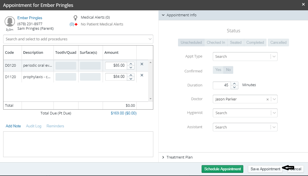 How to Create a Pending Appointment – Carestream Dental