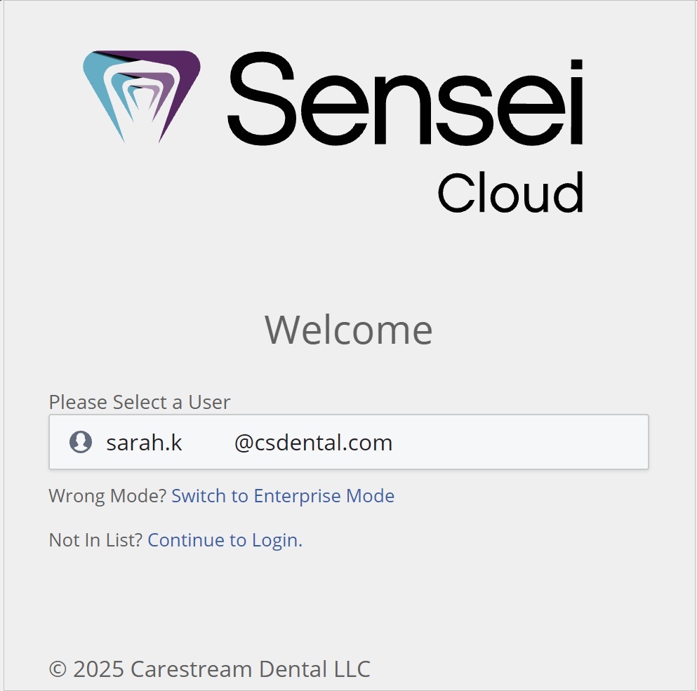 How to Log In to Sensei Cloud – Carestream Dental